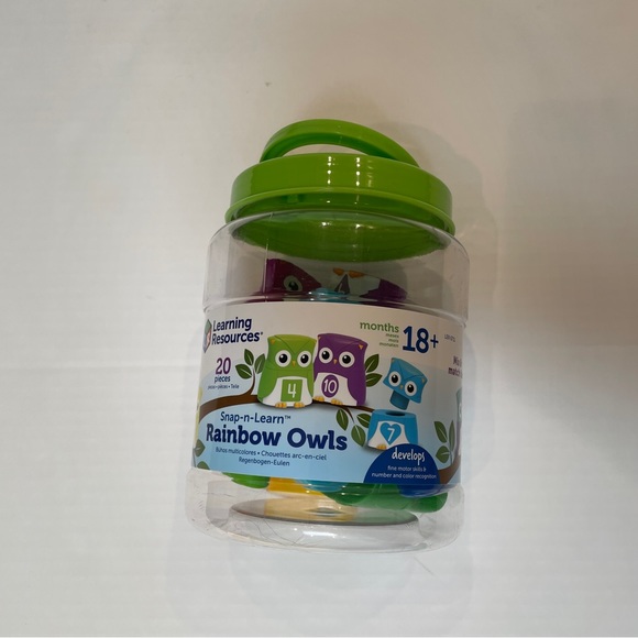 Learning Resources | Toys | Learning Resources Snapnlearn Rainbow Owls ...